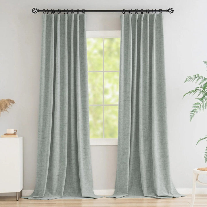 Collection de Rideaux Vert Sauge – Expédition 48h